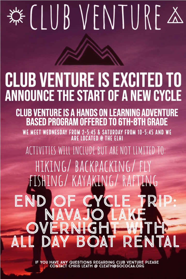 Club Venture Cycle 3 - Ignacio Youth Services - Southern Colorado ...
